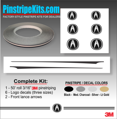 PinstripeKits.com - 3M Vinyl Pinstripe Tape Rolls for Cars Trucks SUVs ...
