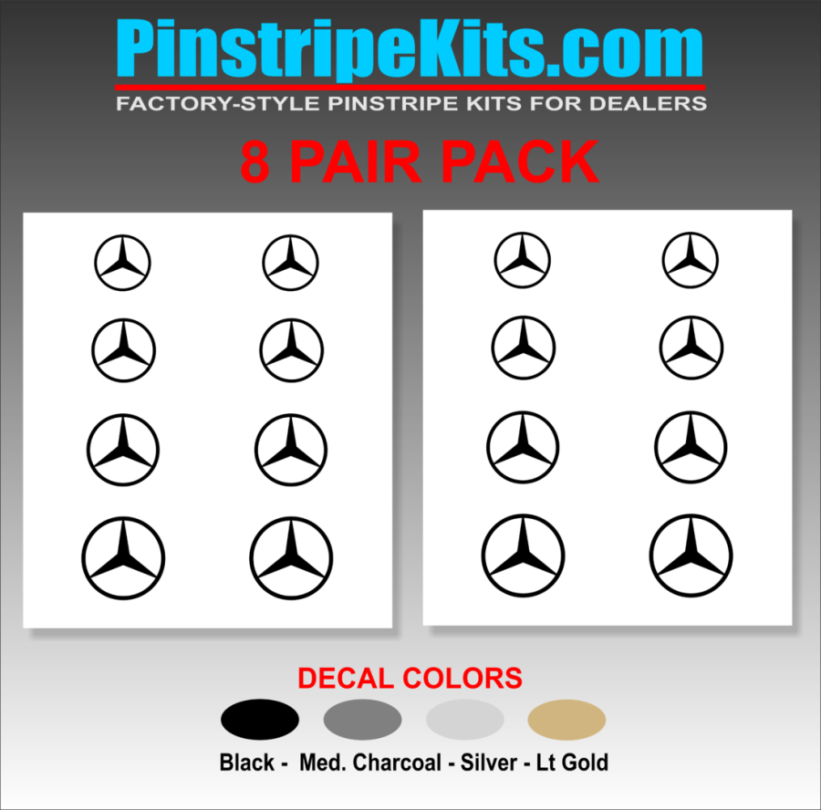 Violassi Striping Company - MERCEDES-BENZ name & logo emblem vinyl ...