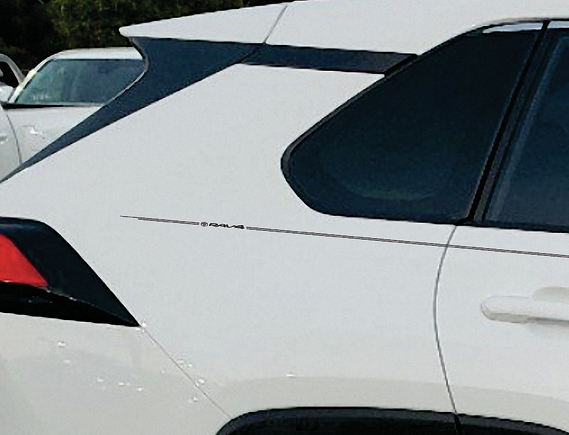 Factory-Style Pinstripes for Dealers - TOYOTA name & logo emblem vinyl ...